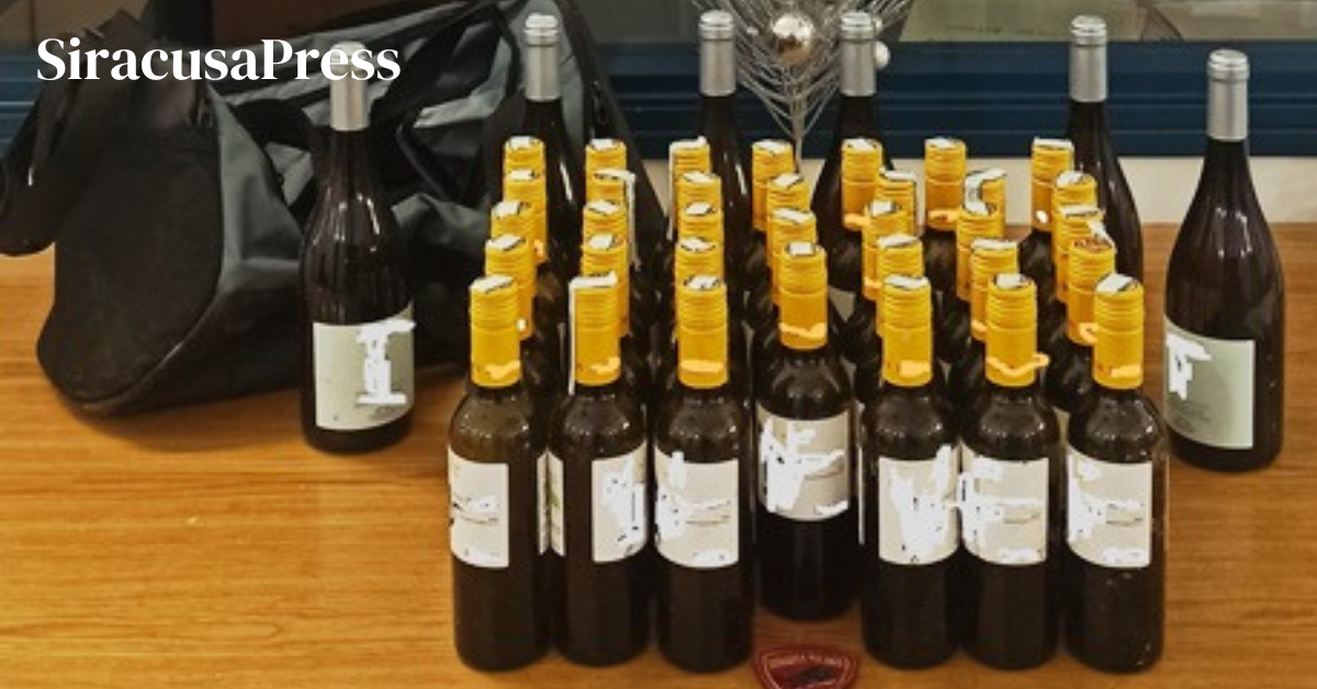 Noto, furto con "allegrezza", tenta di rubare 40 bottiglie di vino e si nasconde in doccia ...